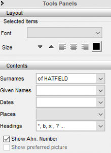 (Windows) Building single-page pedigree tree charts - Heredis Help ...