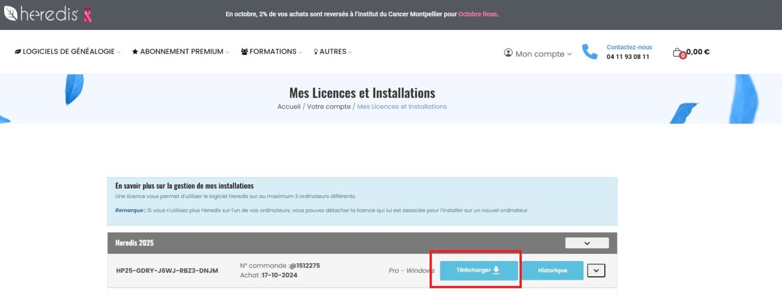 Comment commander un logiciel Heredis ? - Heredis Help Knowledgebase