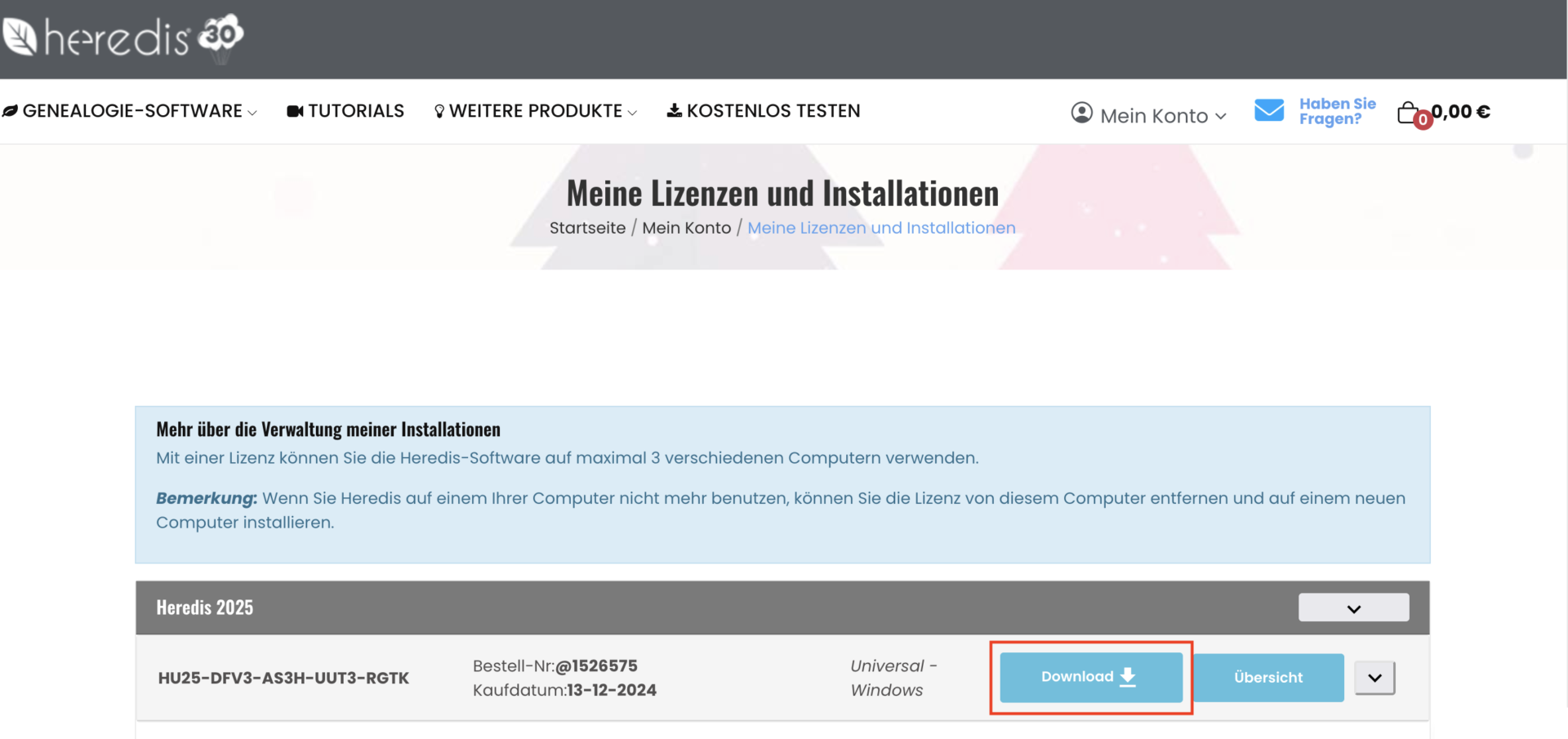 Ich habe einen neuen Computer oder einen Zweitcomputer – was muss ich tun? - Heredis Help ...