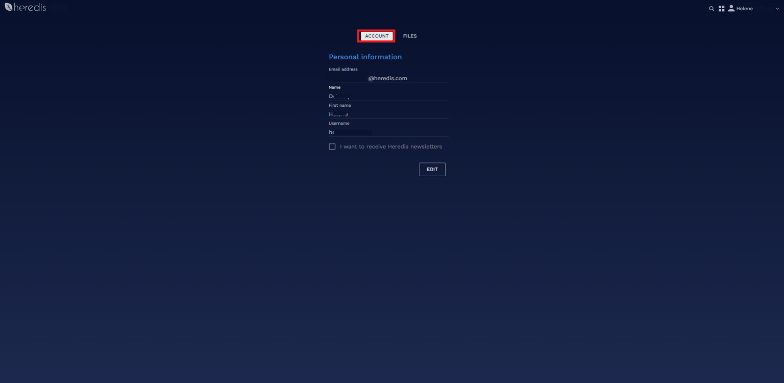 Manage or create your Heredis Online account - Heredis Help Knowledgebase