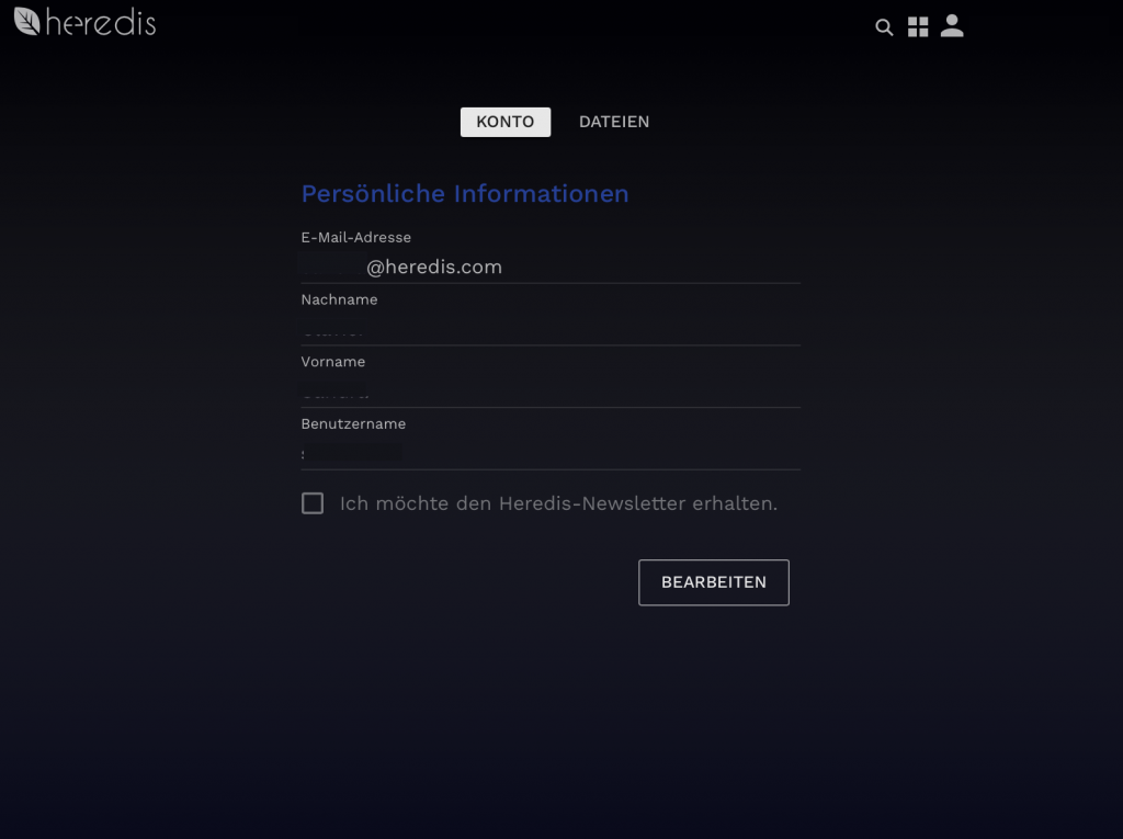 Mein Heredis Online-Konto verwalten - Heredis Help Knowledgebase