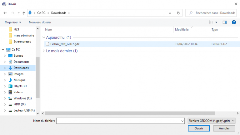 Créer une nouvelle généalogie à partir d’un GEDCOM 7 - Heredis Help ...